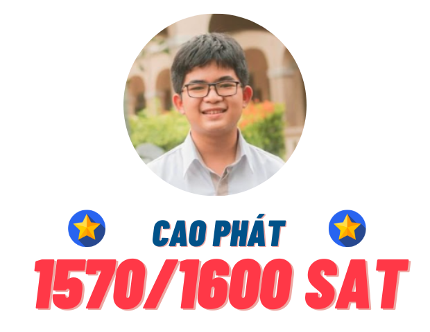 Trịnh Cao Phát - 1570 SAT - Summit Education