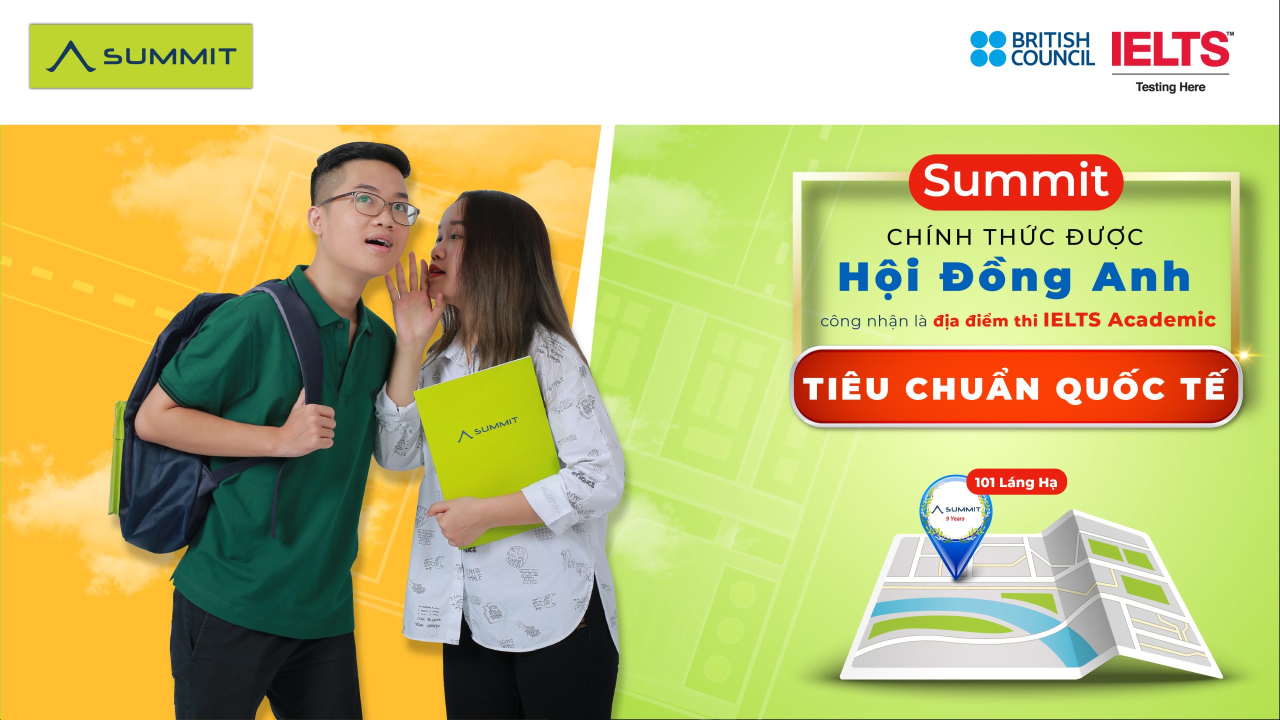 Cách đăng ký thi & gửi điểm IELTS - Summit Education